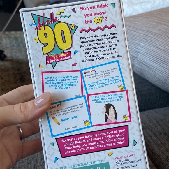 Games | Y2k 9s Trivia Game Hella Pop Culture Card Board Retro Party ...
